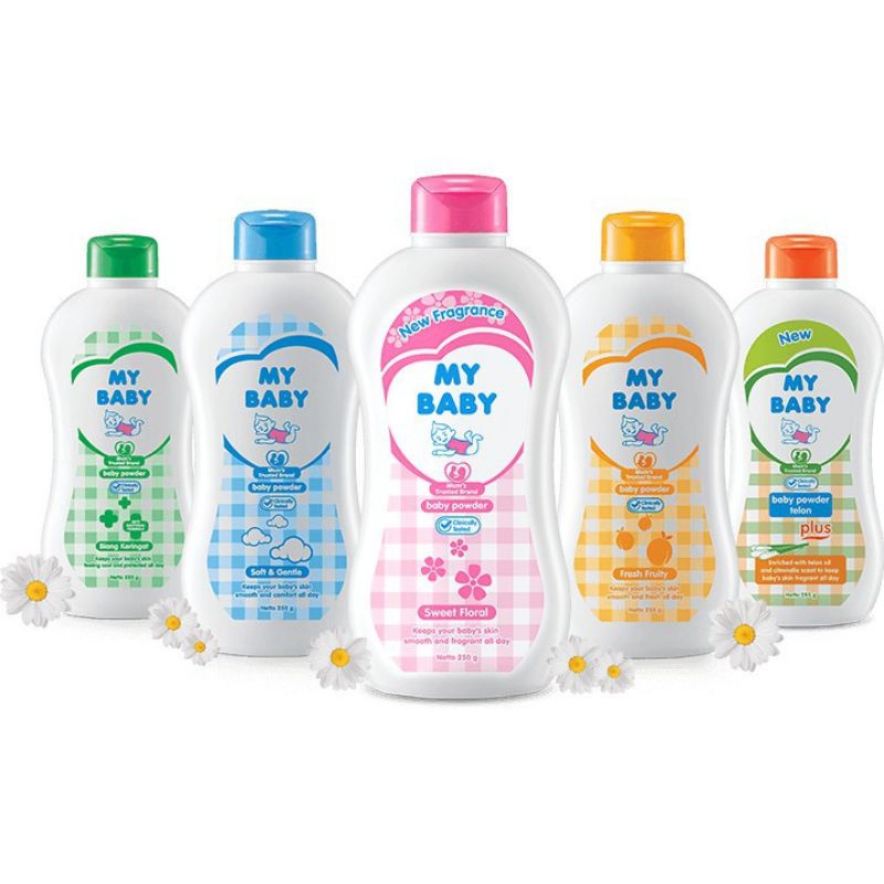 Jual My Baby Bedak Bayi Powder EXTRA 25%+ 325gr - My Baby Powder Telon ...