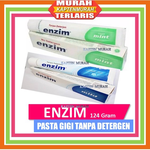 Jual Pasta Gigi ENZIM Classic Mild dan Fresh Mint 124gr Odol Tanpa ...