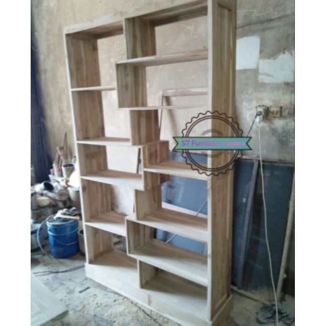 Jual Lemari Hias Pajangan Jati - Rak Buku - Rak Boneka Kayu Jati Jepara ...