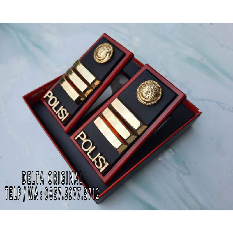 Jual Pangkat Ipda / Iptu / AKP Polri Full Mika Lis Merah | Shopee Indonesia