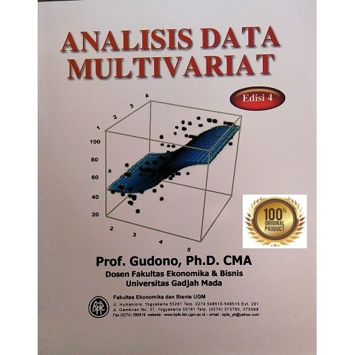Jual ANALISIS DATA MULTIVARIAT ED.4 | Shopee Indonesia