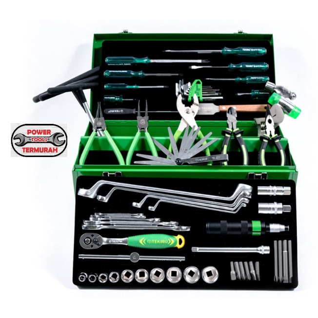 Jual Tool Kit Set TEKIRO 59 pcs MT0979 Mechanic Tools Box Mekanik ...