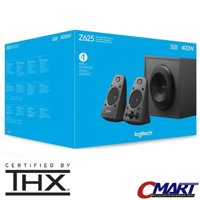 Jual Logitech Z625 2.1 THX Certified Multimedia Speakers System speaker | Shopee Indonesia