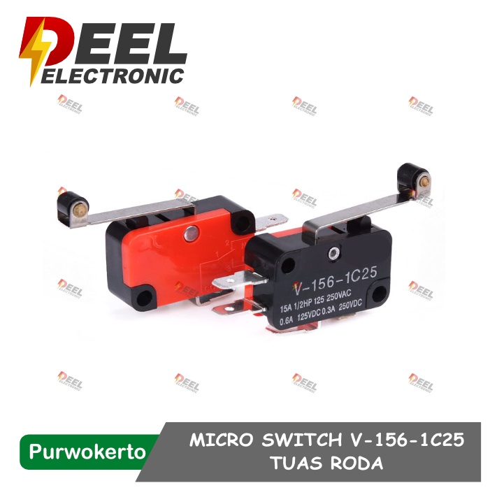 Jual MICRO SWITCH OMRON V-156-1C25 MINI LIMIT SWITCH SAKLAR MINI TUAS RODA | Shopee Indonesia
