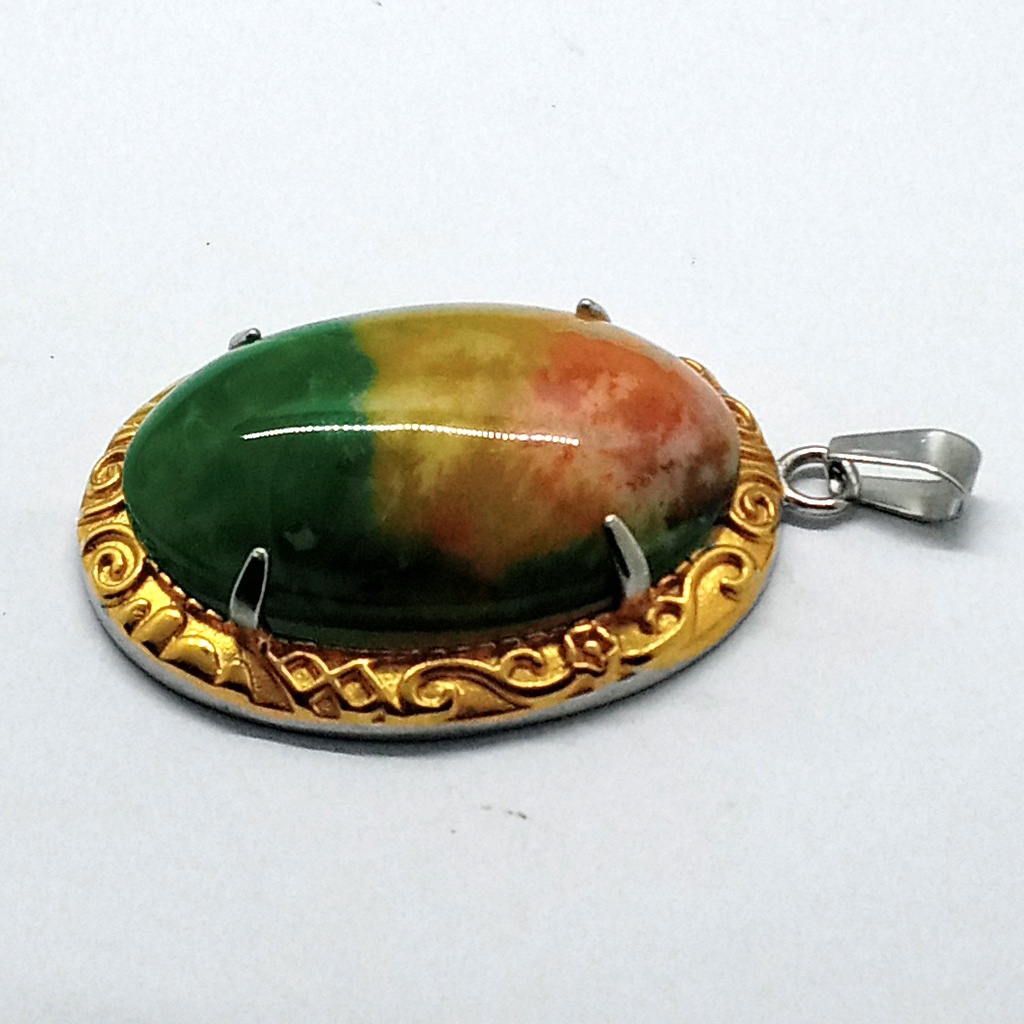 Jual liontin batu pancawarna batu asli | Shopee Indonesia