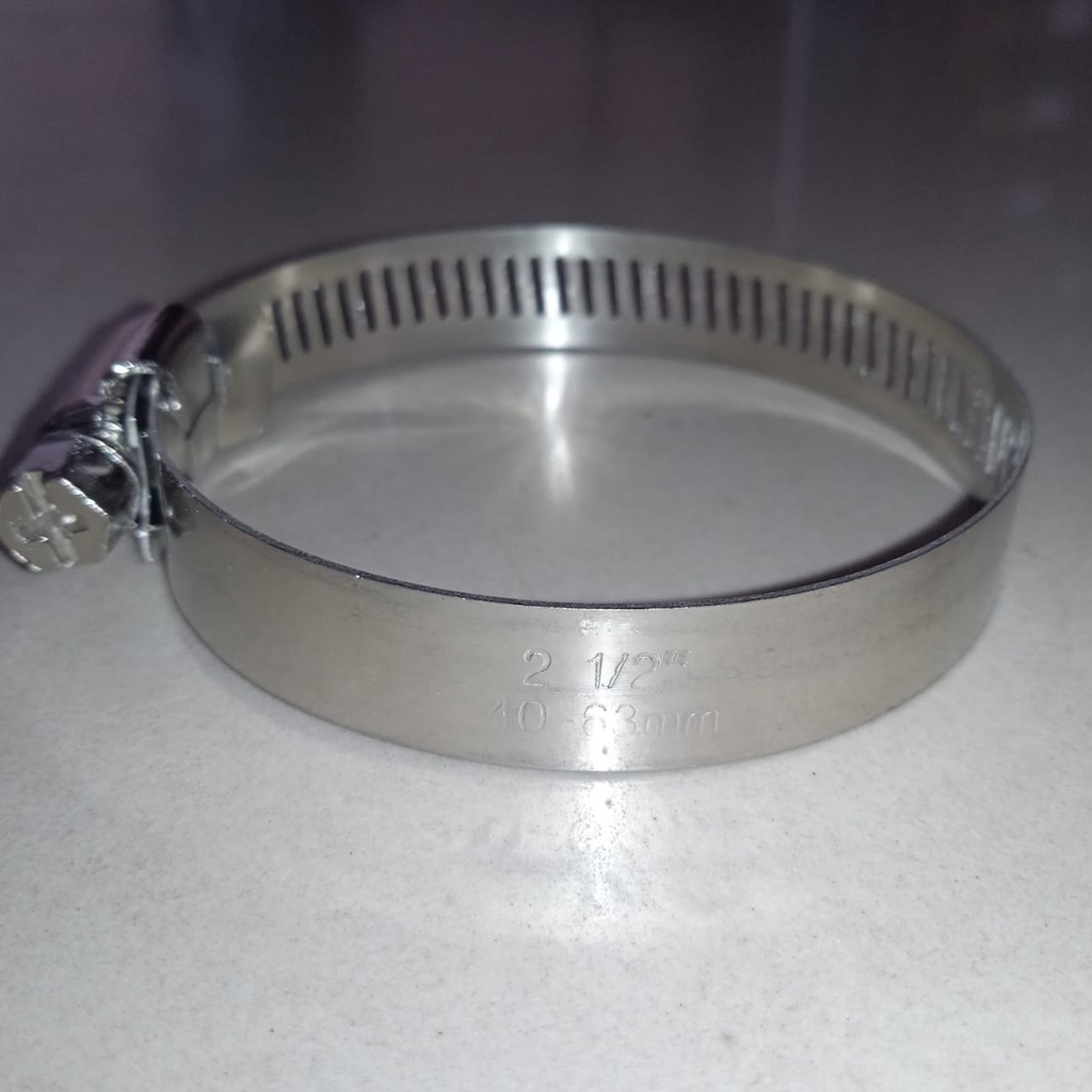 Jual Klem stainless besar 2 1/2 (40-63mm) | Shopee Indonesia