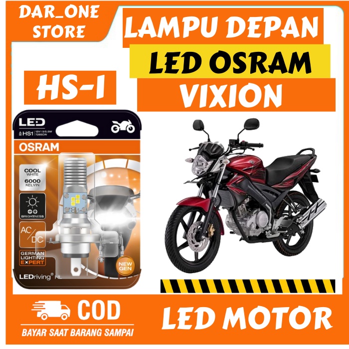 Jual LAMPU DEPAN LED OSRAM YAMAHA VIXION 2007-2014 ORIGINAL | Shopee ...