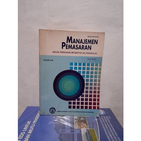 Jual ORIGINAL BUKU Manajemen Pemasaran Analisis Perencanaan ...