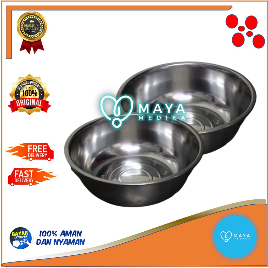 Jual Waskom Stainless Steel / 36 cm / Baskom | Shopee Indonesia