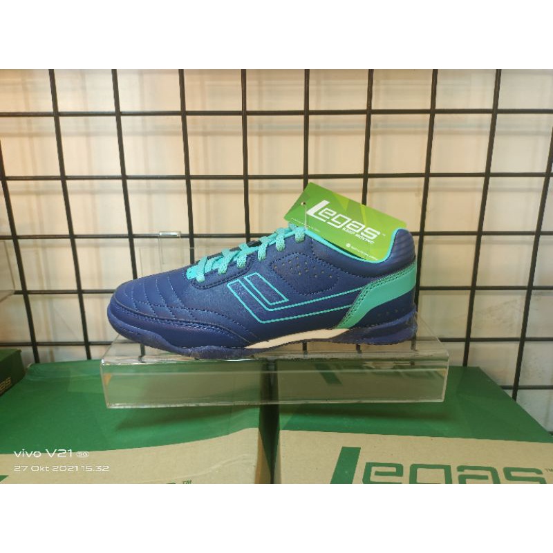 Jual Sepatu League Legas Futsal Anak Biru Meister Jr La Original Murah ...