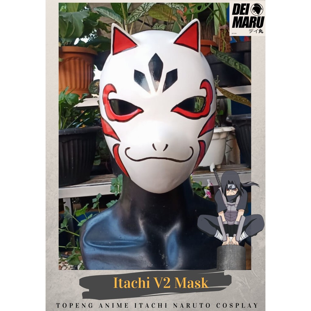 Jual Topeng Anime Manga Naruto Shippuden - Mask Anbu Itachi Uchiha ...