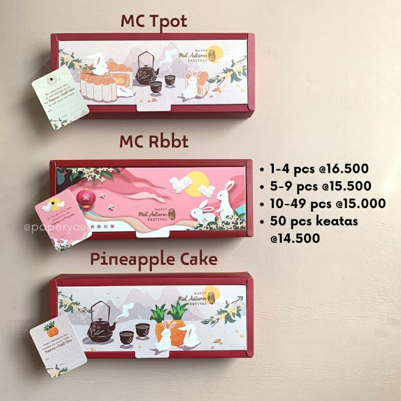 Jual Dus Box Kotak Kue Bulan Mooncake Tong Ciu Pia Mid Autum | Shopee Indonesia