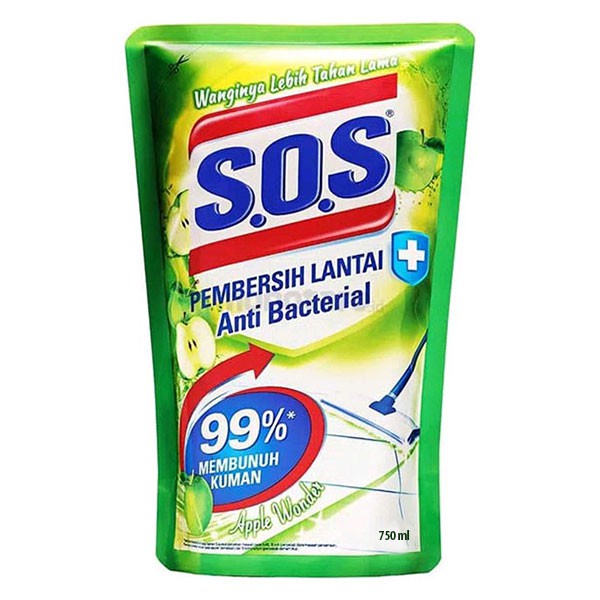Jual SOS Floor Cleaner App Pouch 750 Ml | Shopee Indonesia