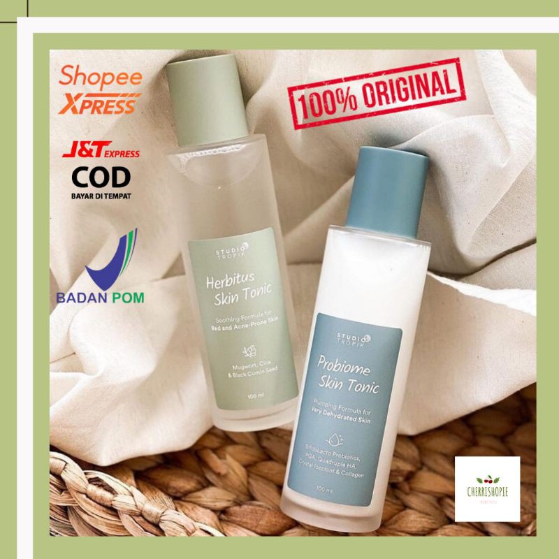 Jual STUDIO TROPIK Skin Tonic - Herbitus Probiome 100ML BPOM | Shopee Indonesia