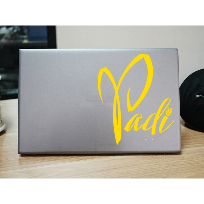Jual stiker laptop band padi custom cutting stiker | Shopee Indonesia