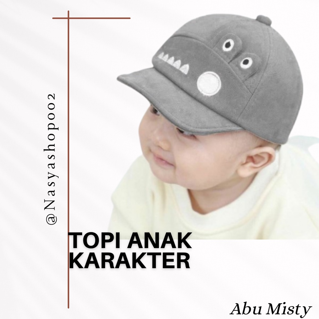 Jual Topi Bayi Lucu Anak Karakter Laki Laki Perempuan 0-3 Tahun Topi ...