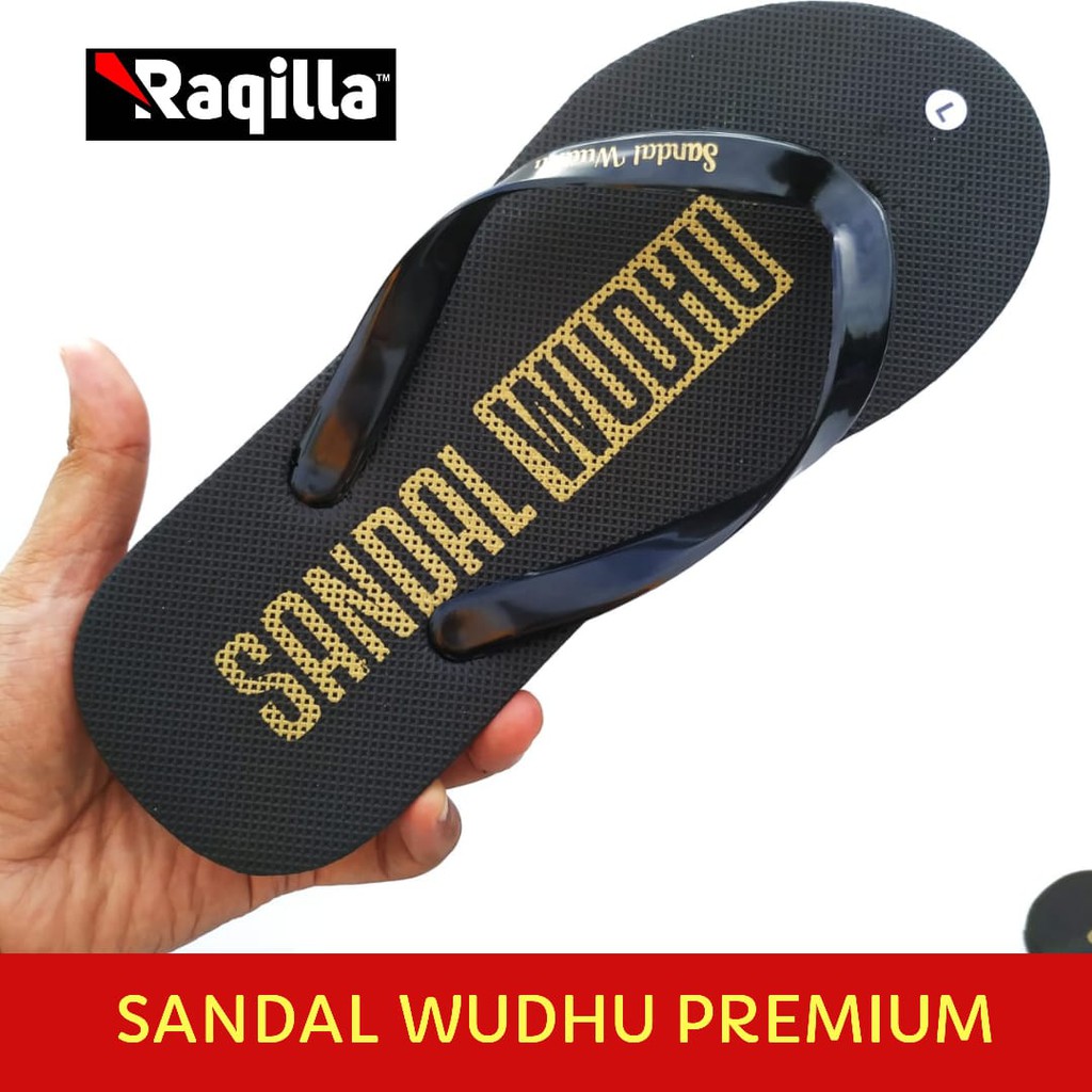Jual Paket 10 sett/psg Sandal Wudhu Masjid Sablon Gold PREMIUM | Shopee ...