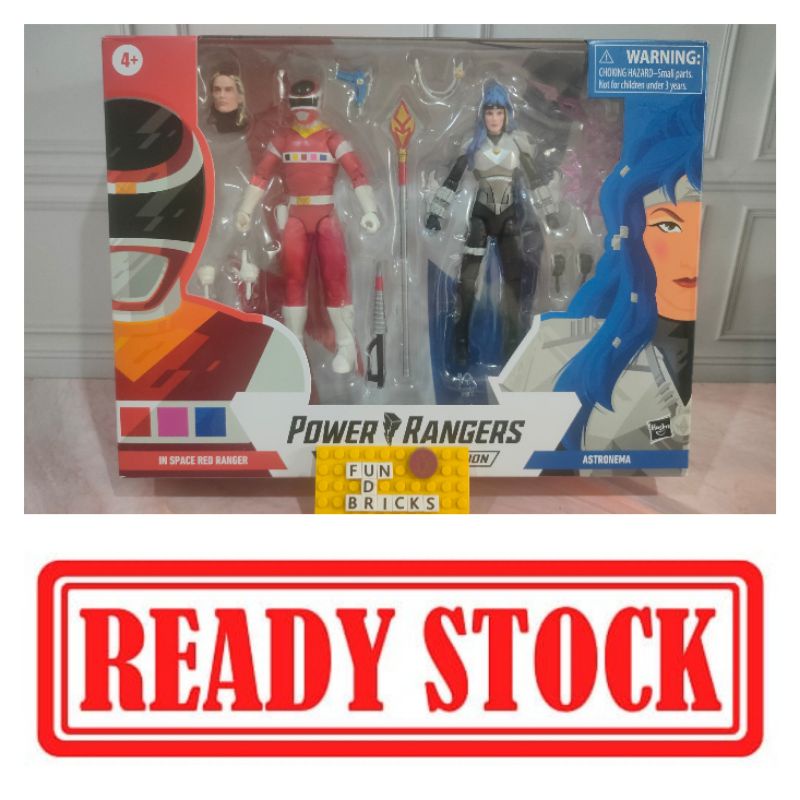 Jual Hasbro Power Rangers In Space Red Ranger Vs Astronema | Shopee ...