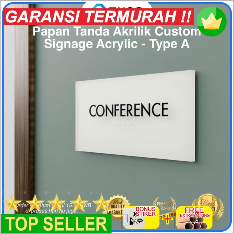 Jual Grosir PAPAN SIGNAGE / TANDA / SIGN / TULISAN ACRYLIC / AKRILIK ...