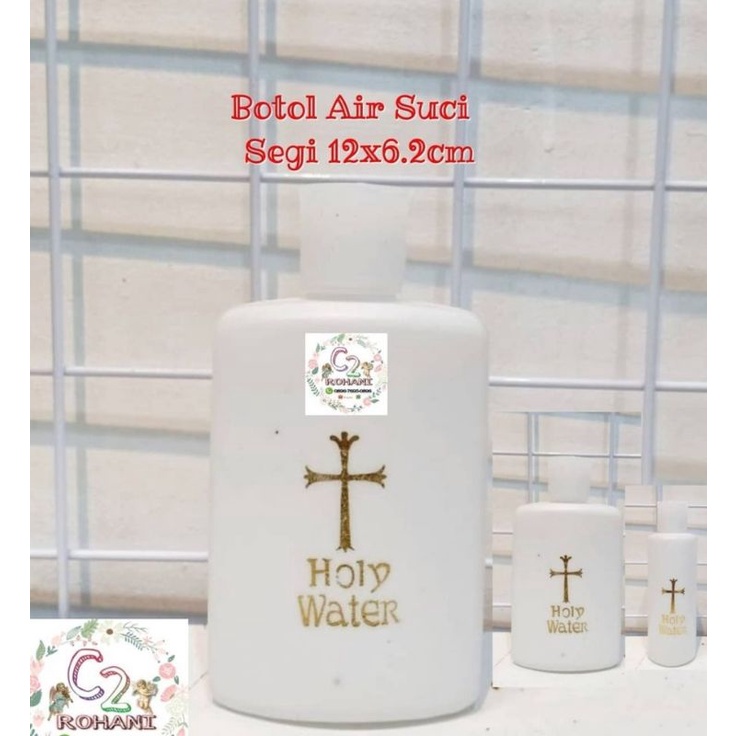 Jual Botol Air Suci Segi - Barang Rohani - Botol air suci plastik ...
