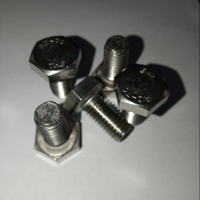 Jual Baut hex M10 x 20(2cm) stainless 304 | Shopee Indonesia