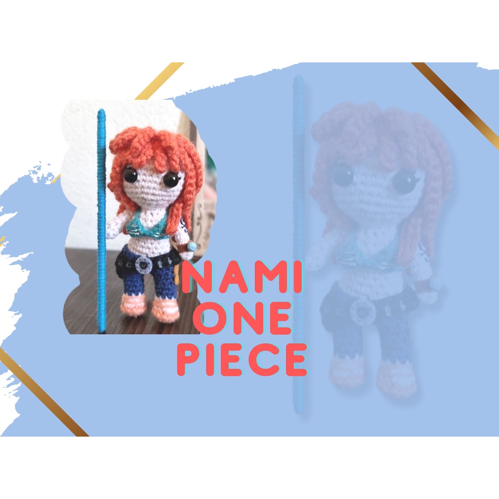 Jual Amigurumi/Crochet/Amigurumi Pattern/Boneka Nami/One Piece/Anime ...