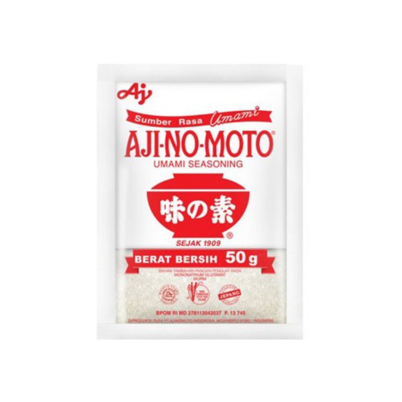 Jual AJINOMOTO PENYEDAP RASA KEMASAN (50GR) | Shopee Indonesia