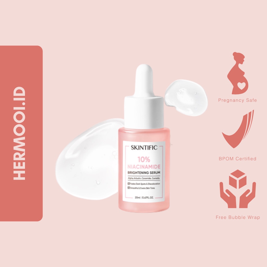 Jual SKINTIFIC - 10% Niacinamide Brightening Serum 20Ml 【BPOM】 | Shopee ...
