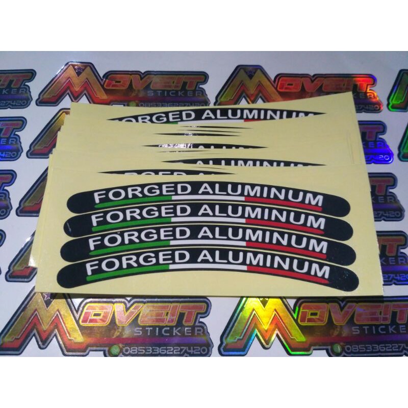 Jual Sticker Velg Forged Alumunium | Shopee Indonesia