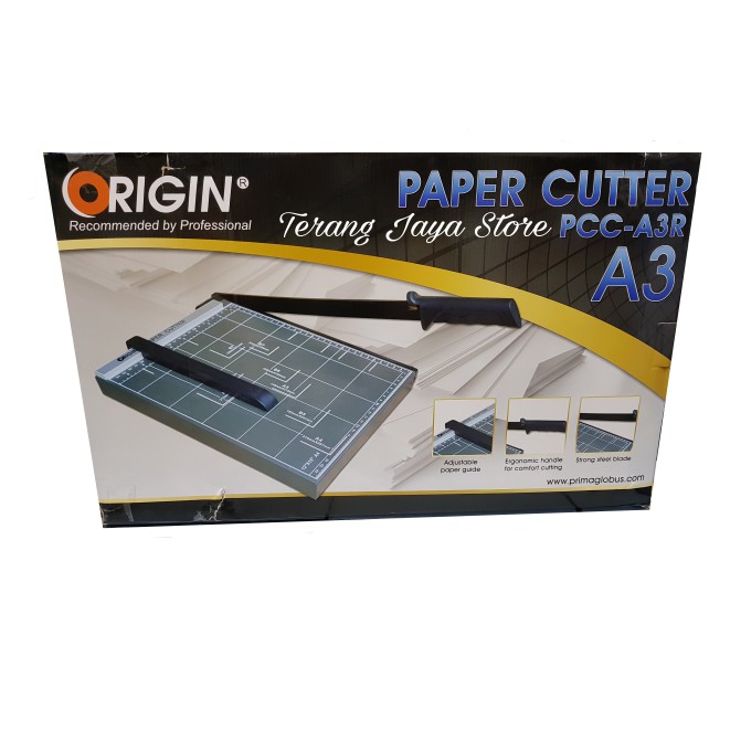 Jual Paper Cutter Origin A3/Pemotong Kertas A3 (PCC-A3R) (Hitam ...