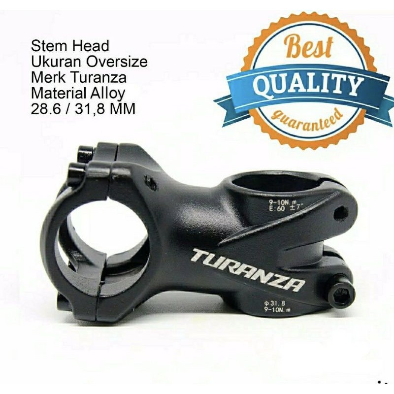 Jual Stem Sepeda MTB OverSize 31.8MM Turanza | Shopee Indonesia