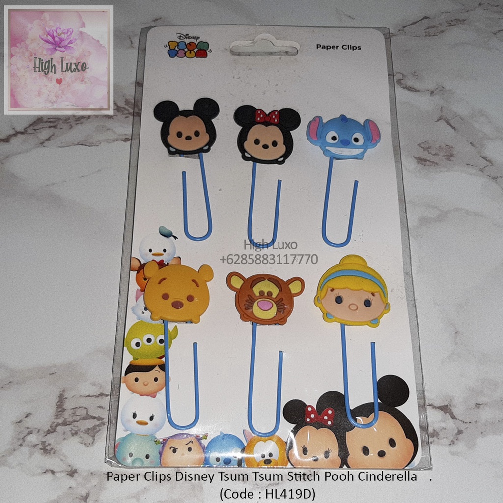 Jual Paper Clips Marvel DISNEY Jepitan Kertas Kartun Anak PAPER CLIP ...