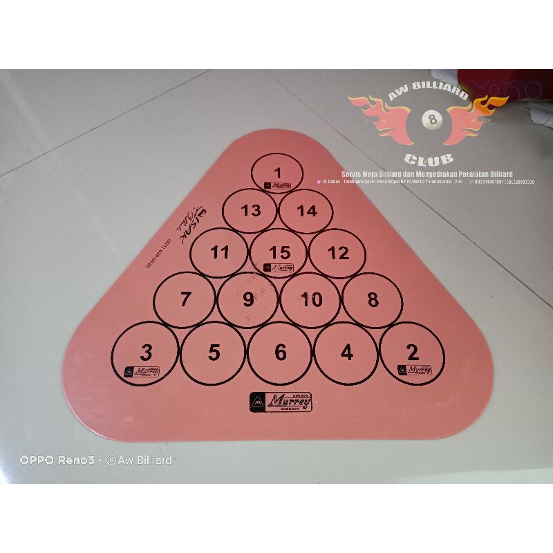 Jual Alas Bola Billiard - Tatakan Bola Billiard Segitiga | Shopee Indonesia