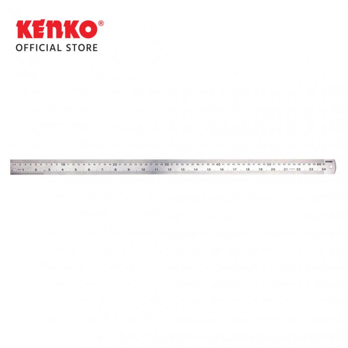 Jual Penggaris Besi KENKO Stainless Steel Ruler 60 cm | Shopee Indonesia