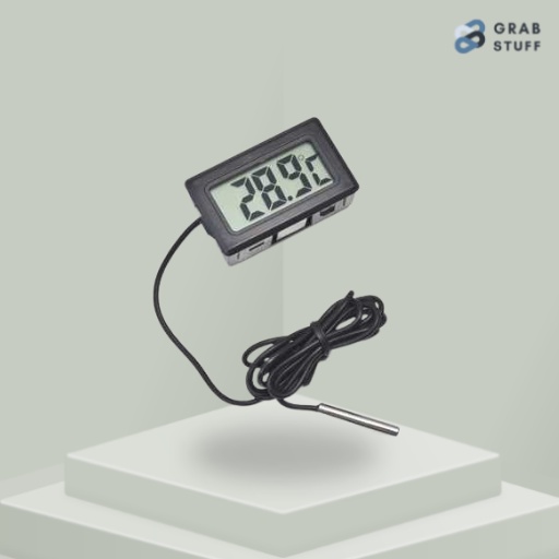 Jual Pengukur Suhu Digital Termometer Aquarium Kabel 1M TPM / Alat Ukur ...