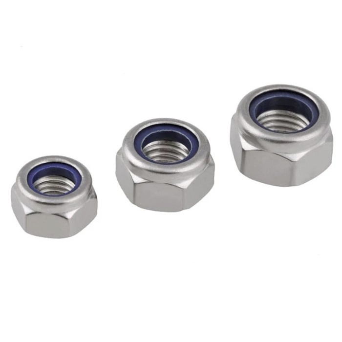 Jual Self Nylon Lock M8 Mur 304 Nut 8mm stainless steel anti karat kunci 13 | Shopee Indonesia