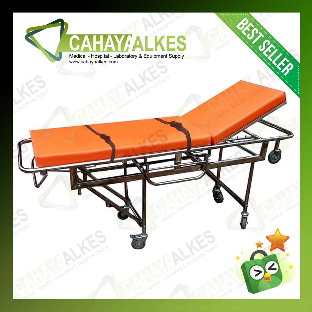 Jual Brankar Ambulance | Stretcher Tandu Dorong Ambulan | Brancard ...
