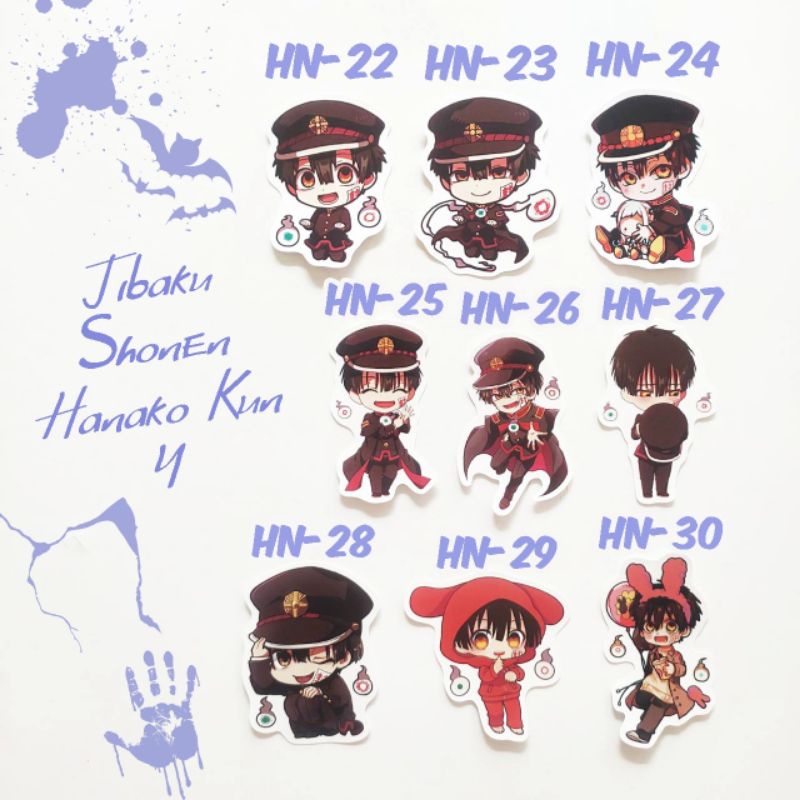 Jual Sticker Anime Jibaku Shounen Hanako-kun 4 Merchandise | Shopee ...