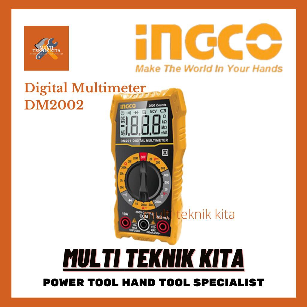 Jual INGCO Digital Multimeter DM2002 Multitester multi tester Avometer ...
