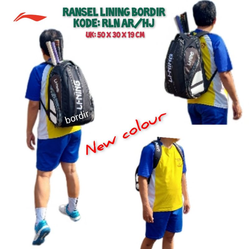 Jual AS-RBT TAS RANSEL BADMINTON BORDIR THERMO NEW | Shopee Indonesia
