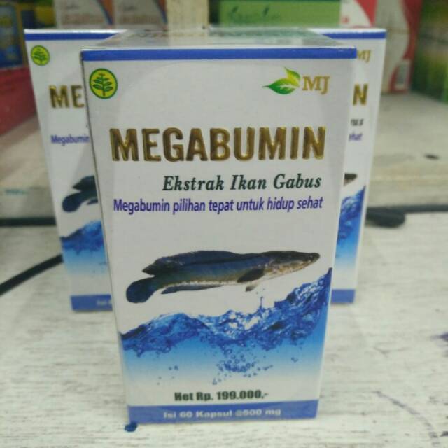 Jual MEGABUMIN (EKSTAK IKAN GABUS) 500 MG ISI 60 KAPSUl | Shopee Indonesia