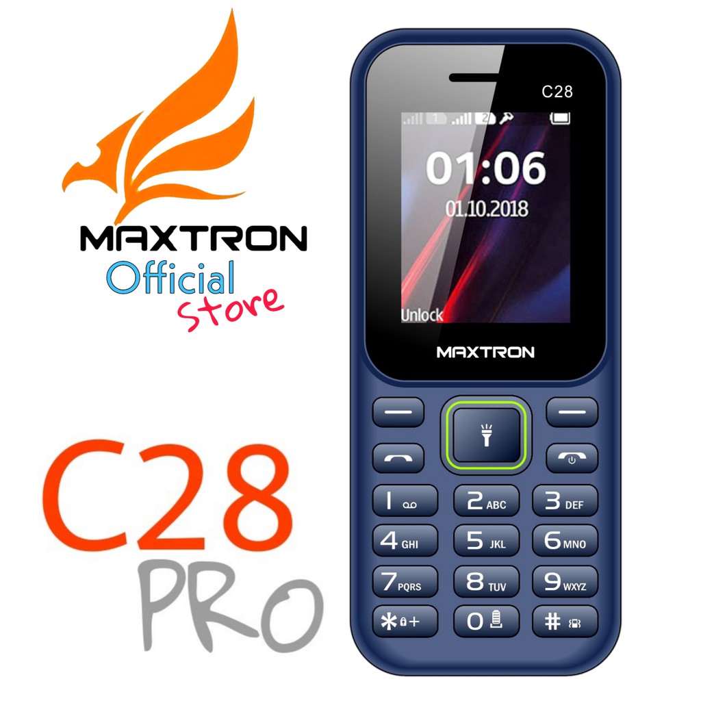 Jual HP MAXTRON C28 PRO -- HP CANDYBAR 1,8" - HP MURAH | Shopee Indonesia