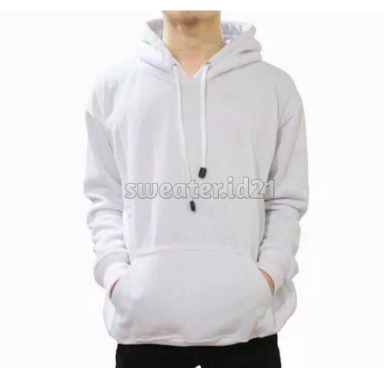 Jual NATURAL HOODIE JUMPER HOODIE POLOS KEREN WARNA PUTIH SWEATER ...