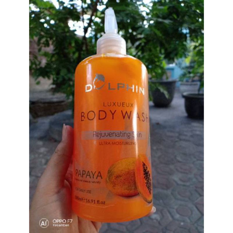 Jual Dolphin Bodywash 500ml Sabun mandi Dolphin pemutih kulit | Shopee ...