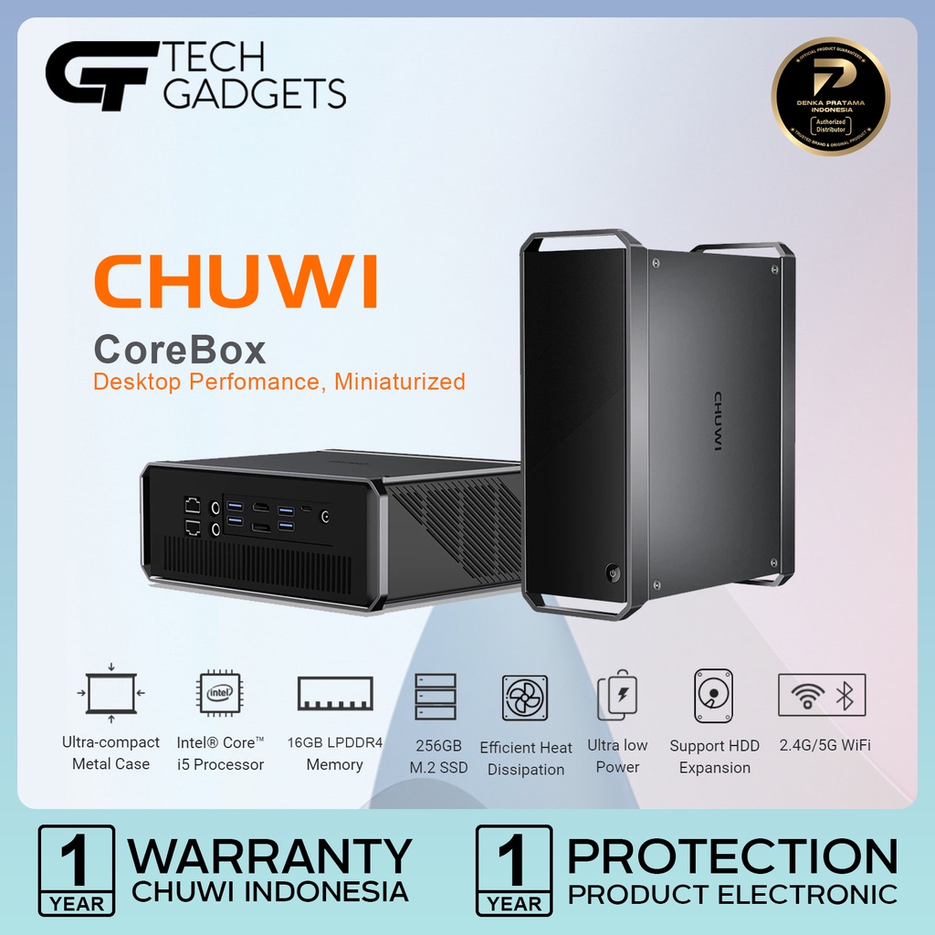 Jual CHUWI CoreBox Mini PC Intel Core i5 QUAD CORE 16GB DDR4 RAM 256GB ...