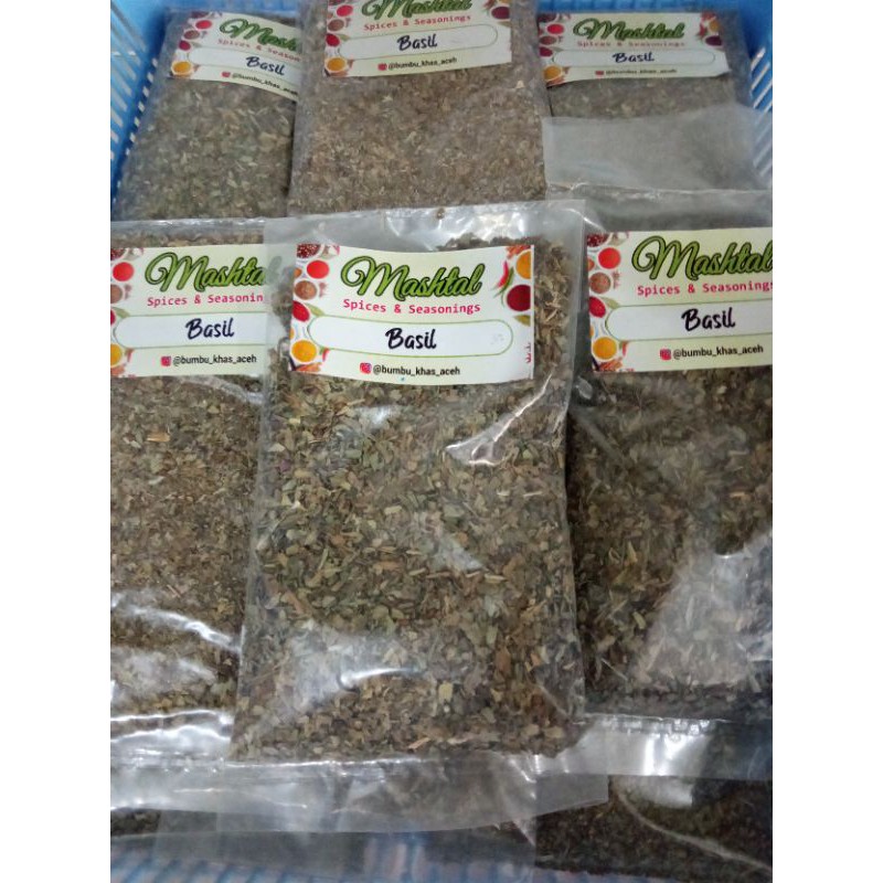 Jual Basil Leaves / Rempah Daun Basil Kering | Shopee Indonesia