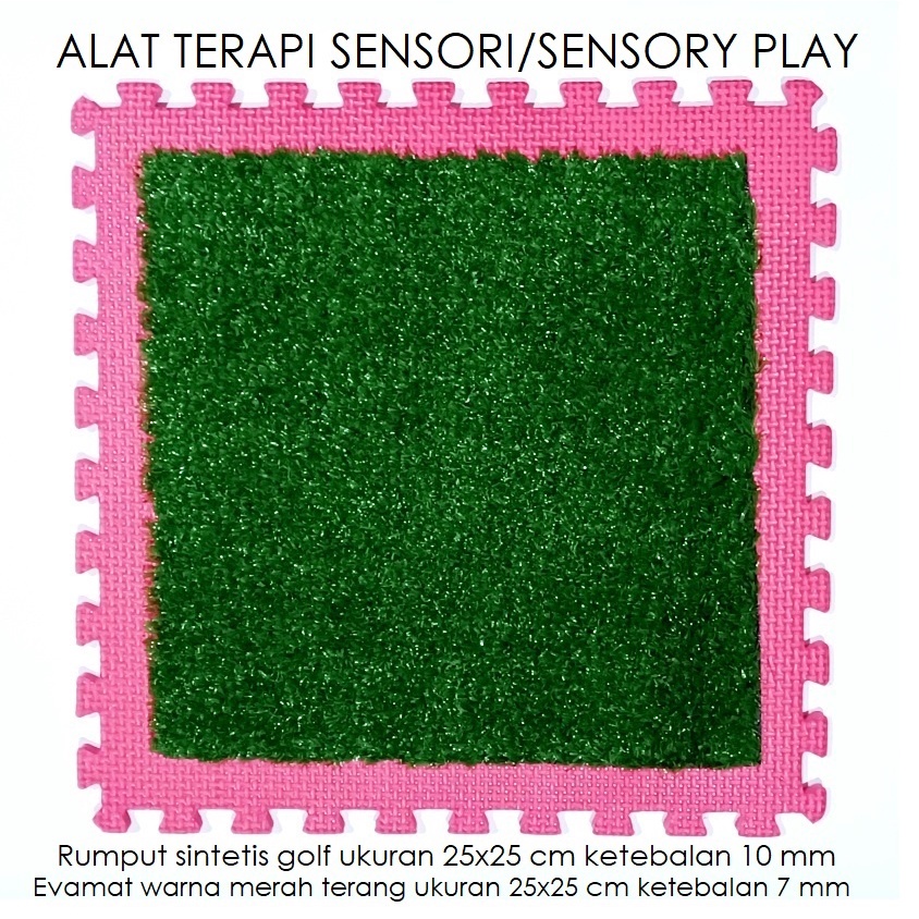 Jual Alat Terapi Sensori/Sensory Play Evamat Rumput Sintetis Golf 25x25 ...