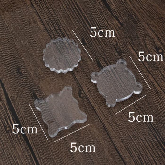 Jual Alas Stempel Transparan untuk Clear Stamp (Uk. 5x5cm/kecil ...
