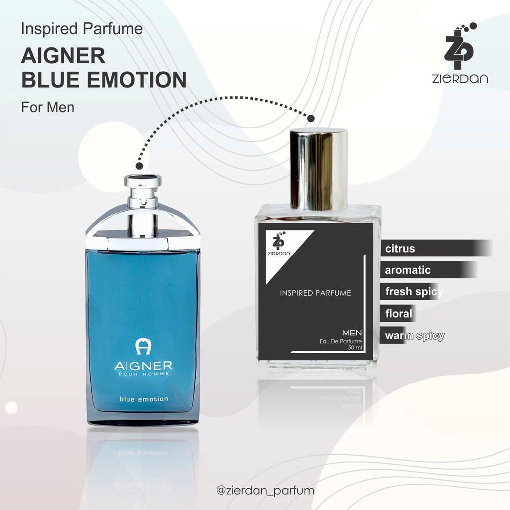 Jual Zierdan Inspired Parfum Aigner Blue Emotion Parfume Farfum Minyak ...