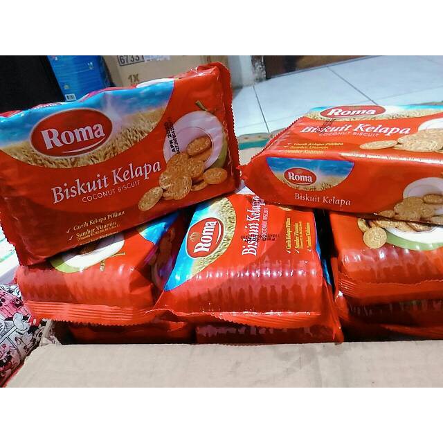 Jual Roma Kelapa Biskuit 300 gr isi 28 BUNGKUS/DUS | Shopee Indonesia